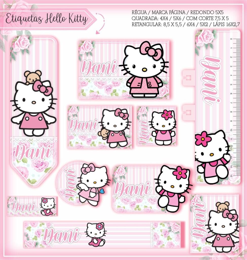 Etiquetas Escolares Autismo V2 - Arquivo Digital | Ilustrei Studio